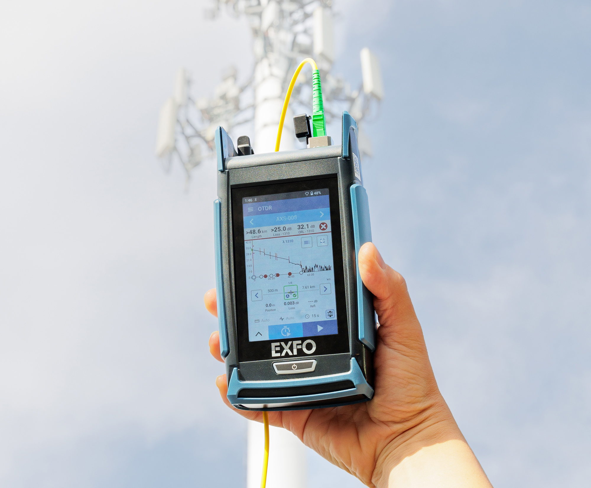 Advanced Fiber Testing with AXS-130 compact OTDR | EXFO