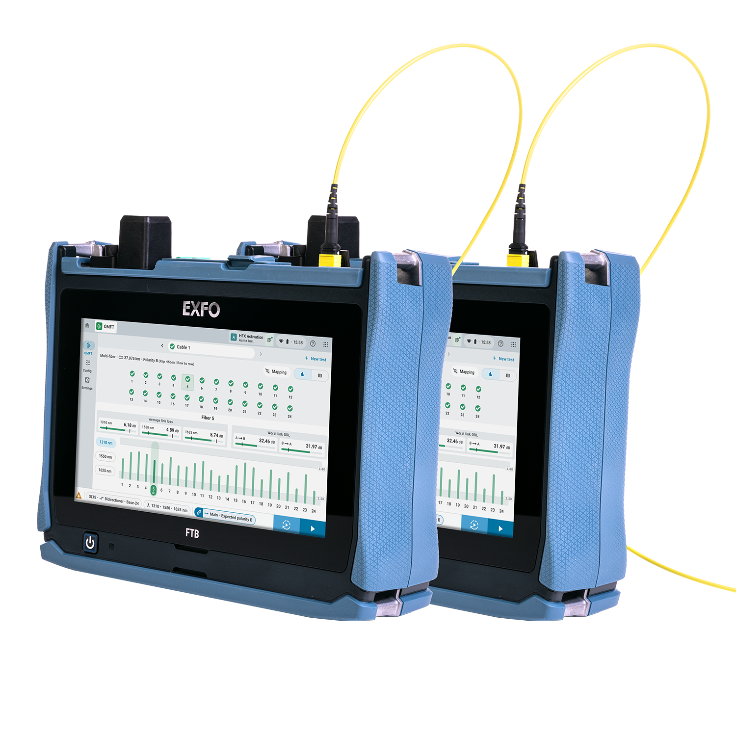 FTB Lite 975 - Simplex, duplex, multi-fiber bidir certifier | EXFO