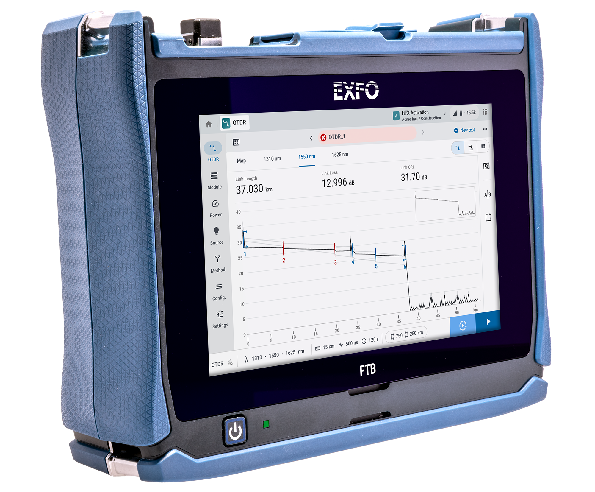 FTB Lite 735D | connected metro/PON FTTx/MDU OTDR | EXFO