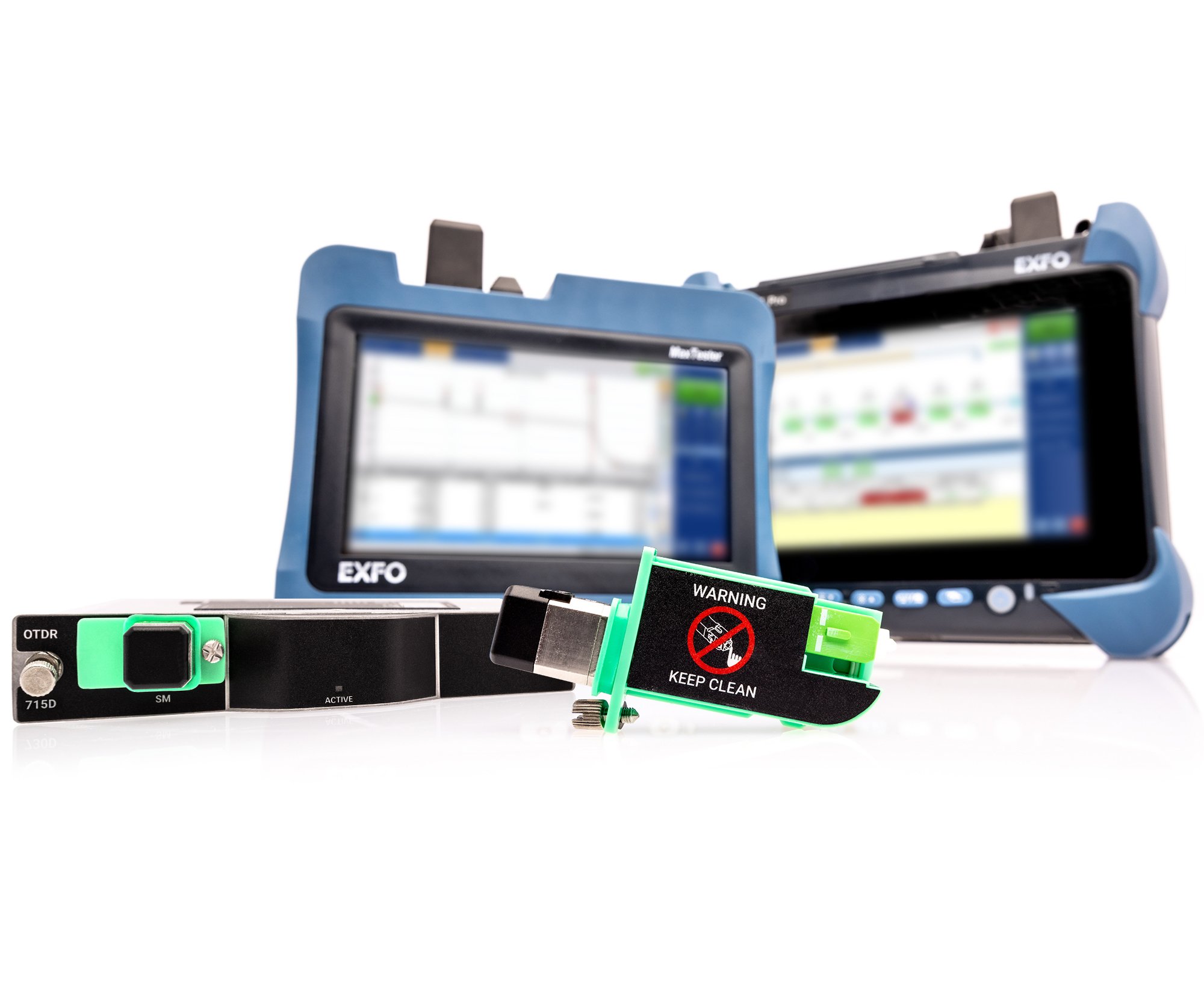 MaxTester 715D | Handheld OTDR | Singlemode | Fiber optic testing