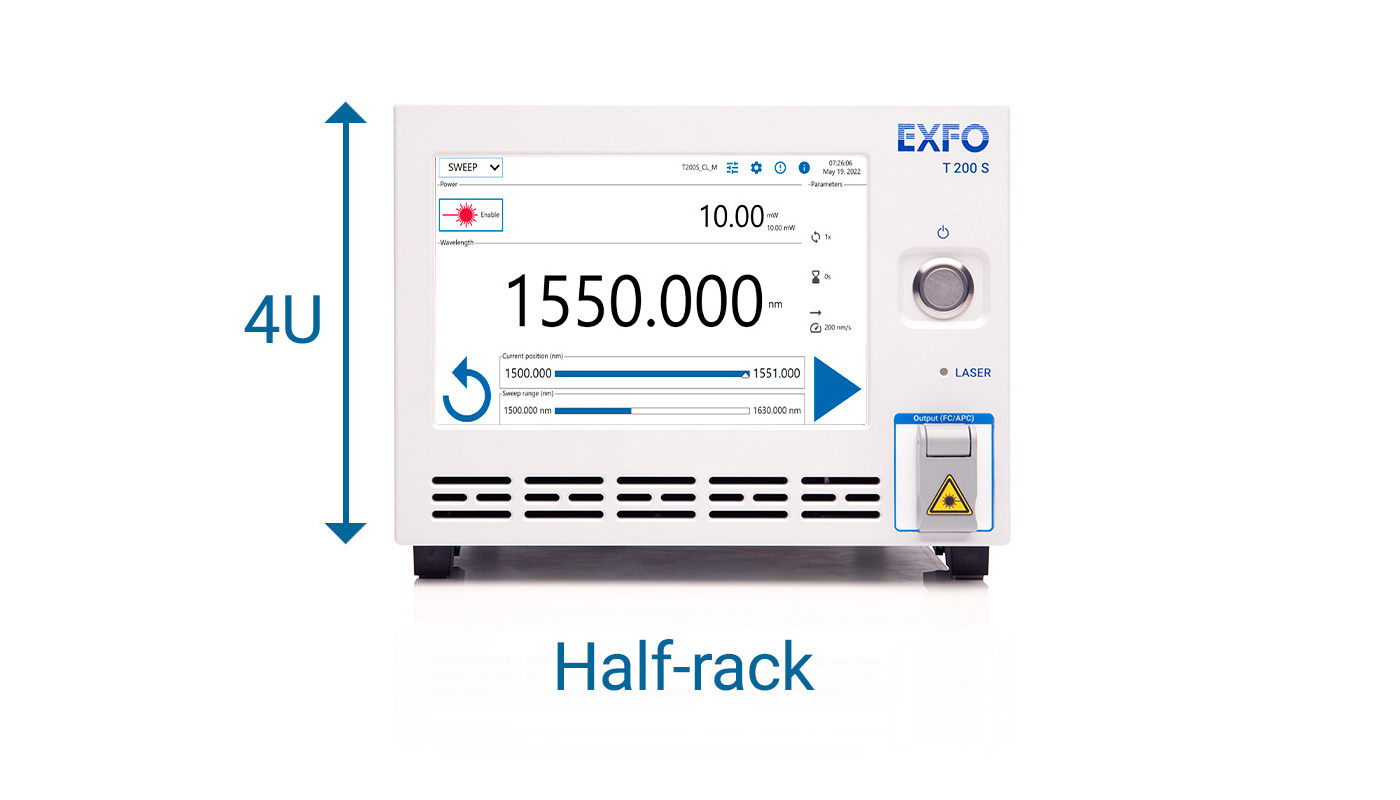 T200S | High-power continuously tunable laser | EXFO