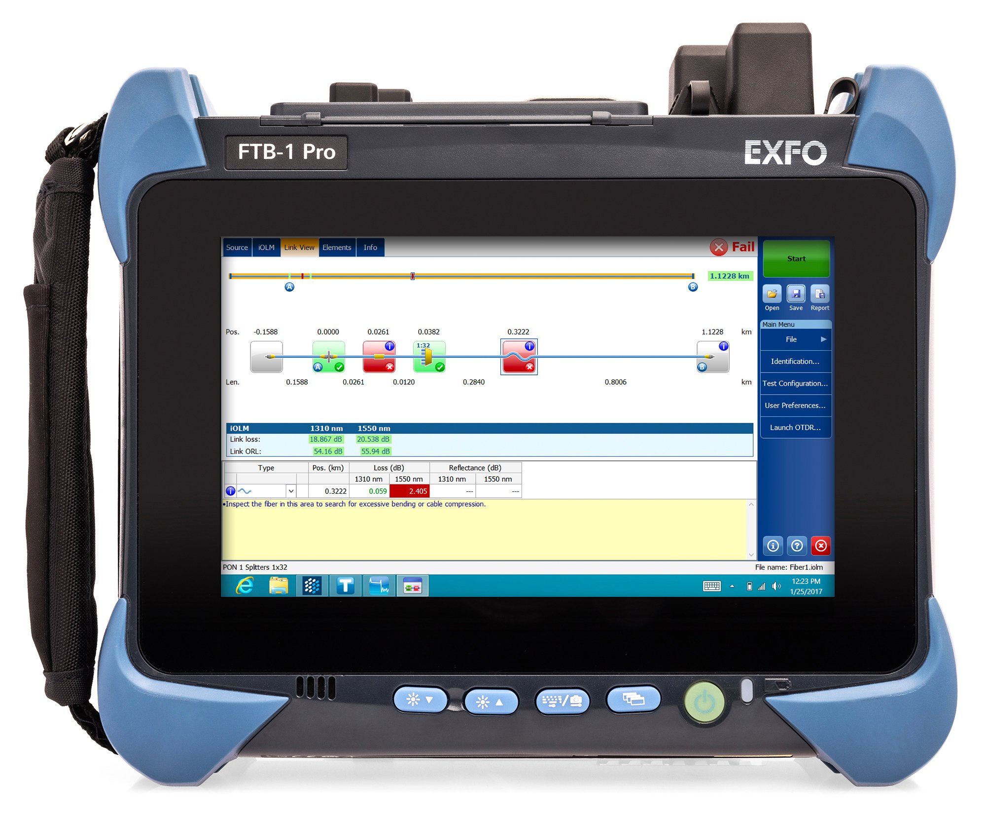 FTBx-730D | PON FTTx | Splitter Characterization | MDU OTDR