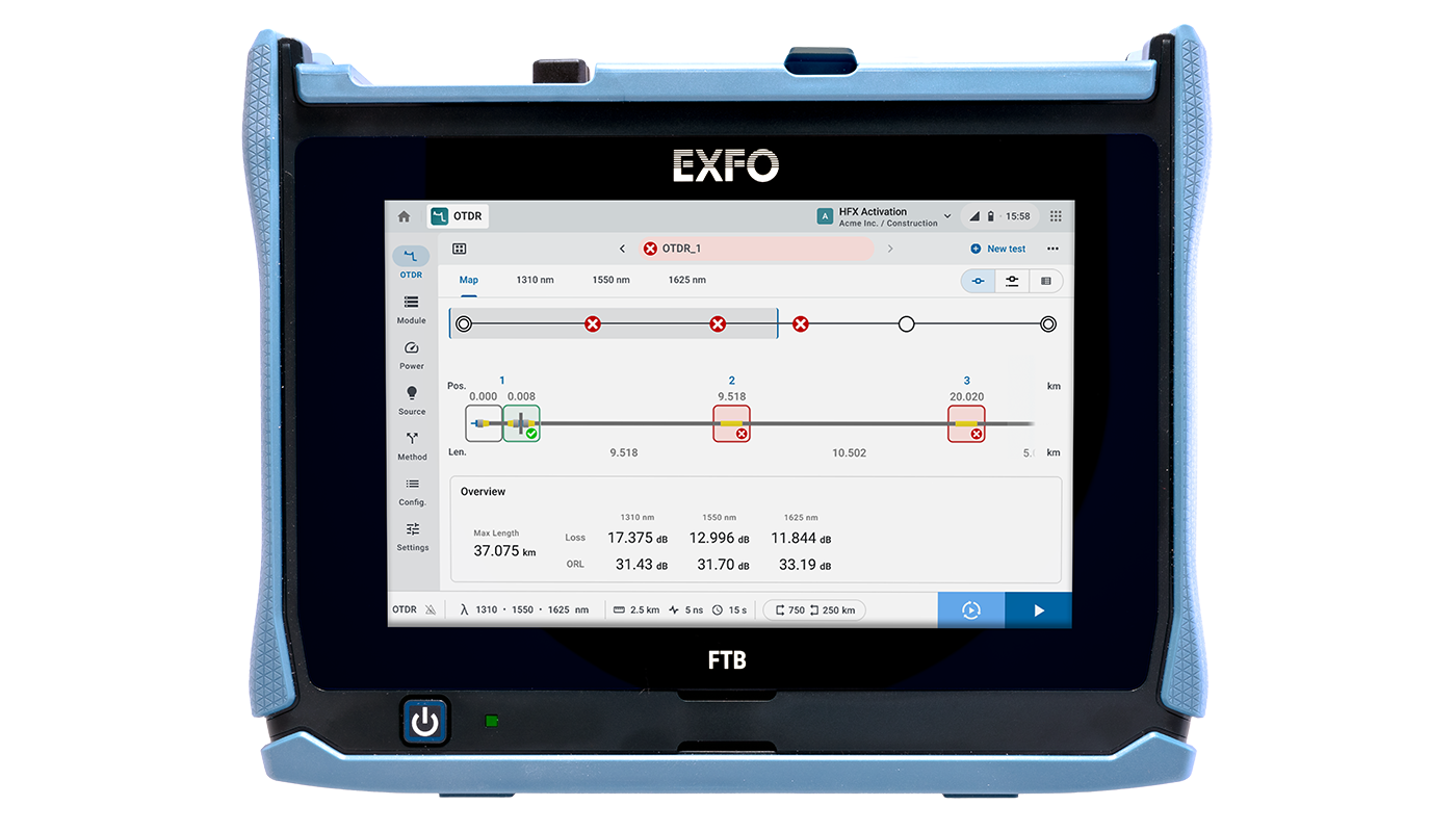 FTB-lite series OTDR line | EXFO
