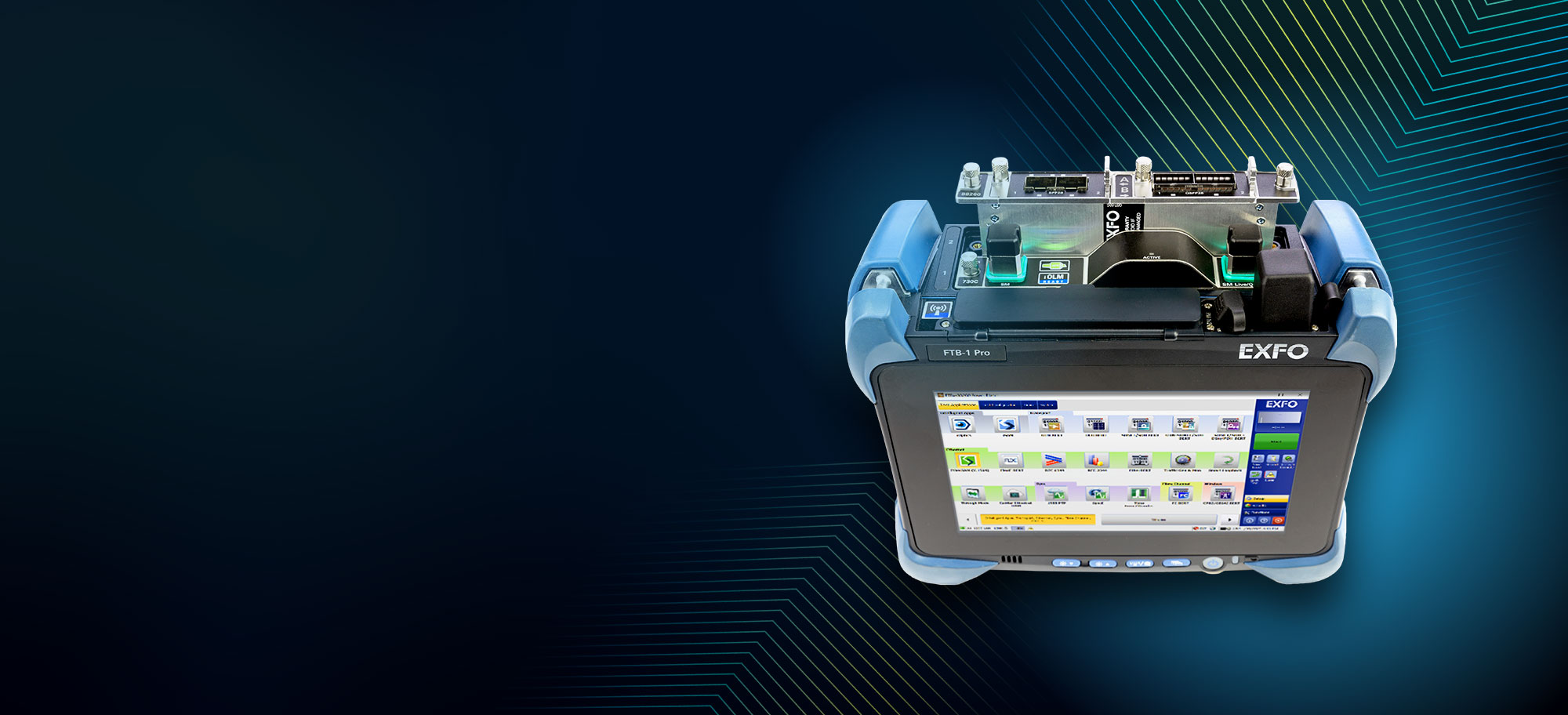 100G tester | 10M to 100G multiservice test module | EXFO