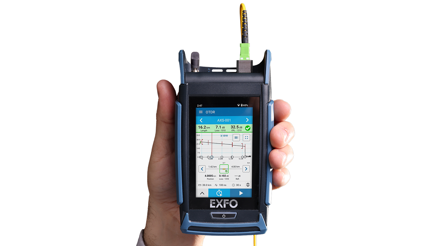 Discover EXFO's AXS compact OTDR Series | Compact, Powerful, and ...