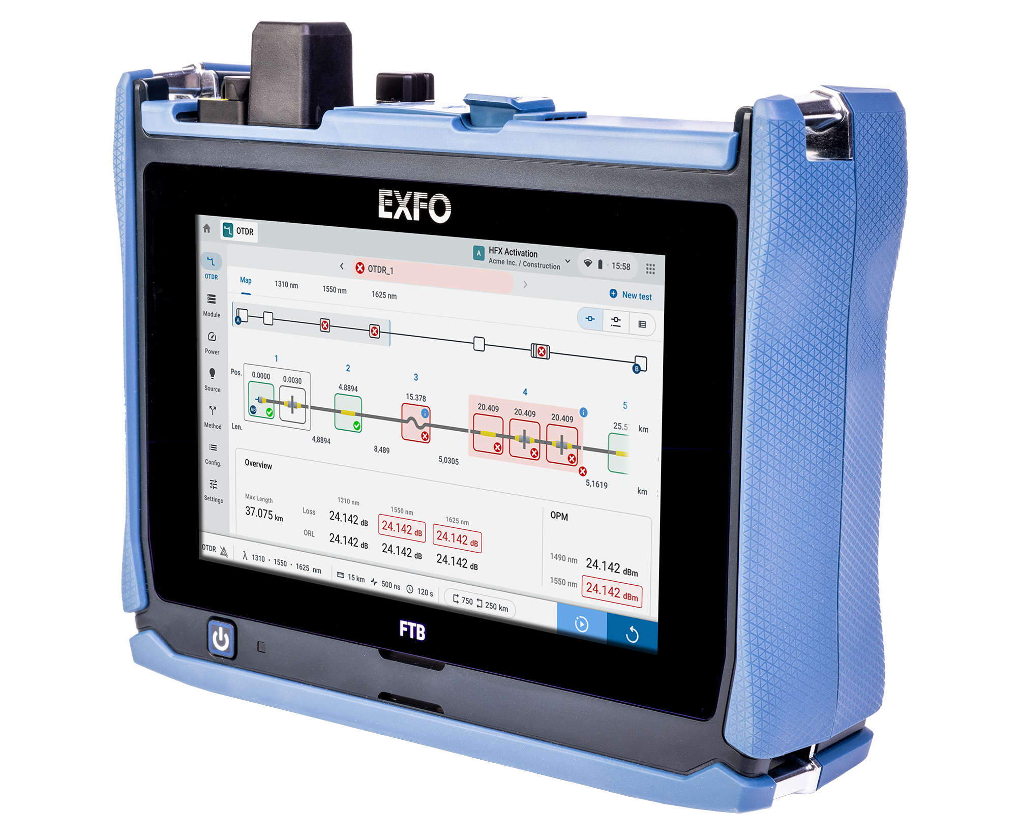FTB Lite 750C | Connected metro/longhaul OTDR | EXFO