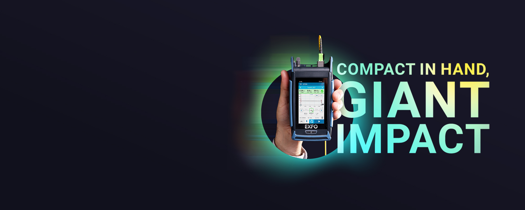 Advanced Fiber Testing with AXS-120 compact OTDR | EXFO