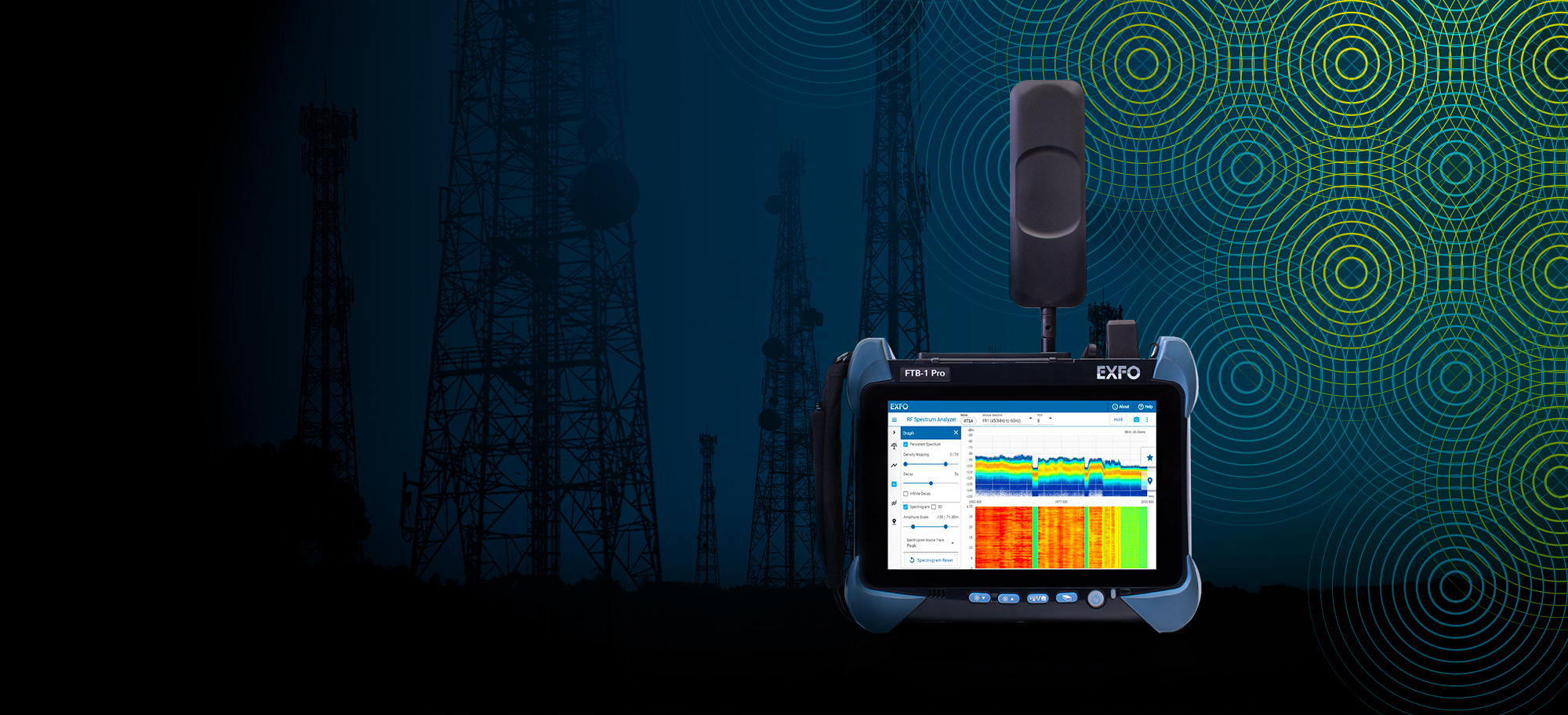 RF spectrum analyzer | 5GPro Spectrum Analyzer | EXFO