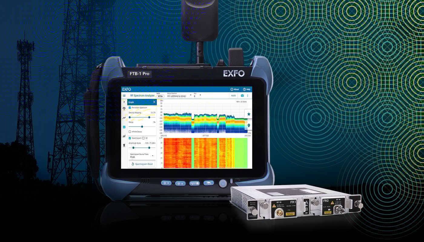 RF spectrum analyzer | 5GPro Spectrum Analyzer | EXFO