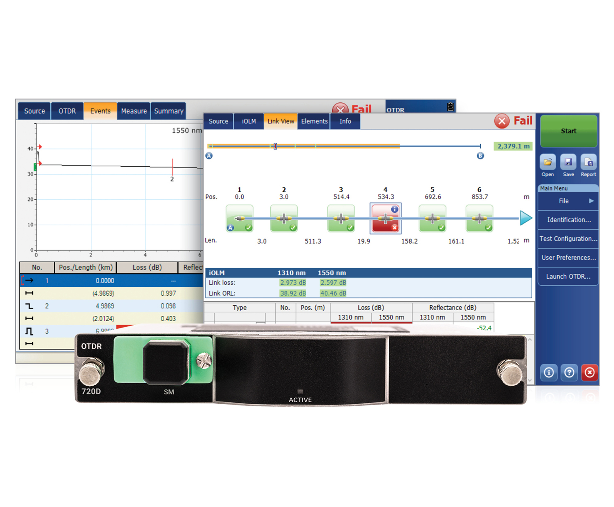 FTBx-720D | LAN/WAN | FTTA | Access OTDR