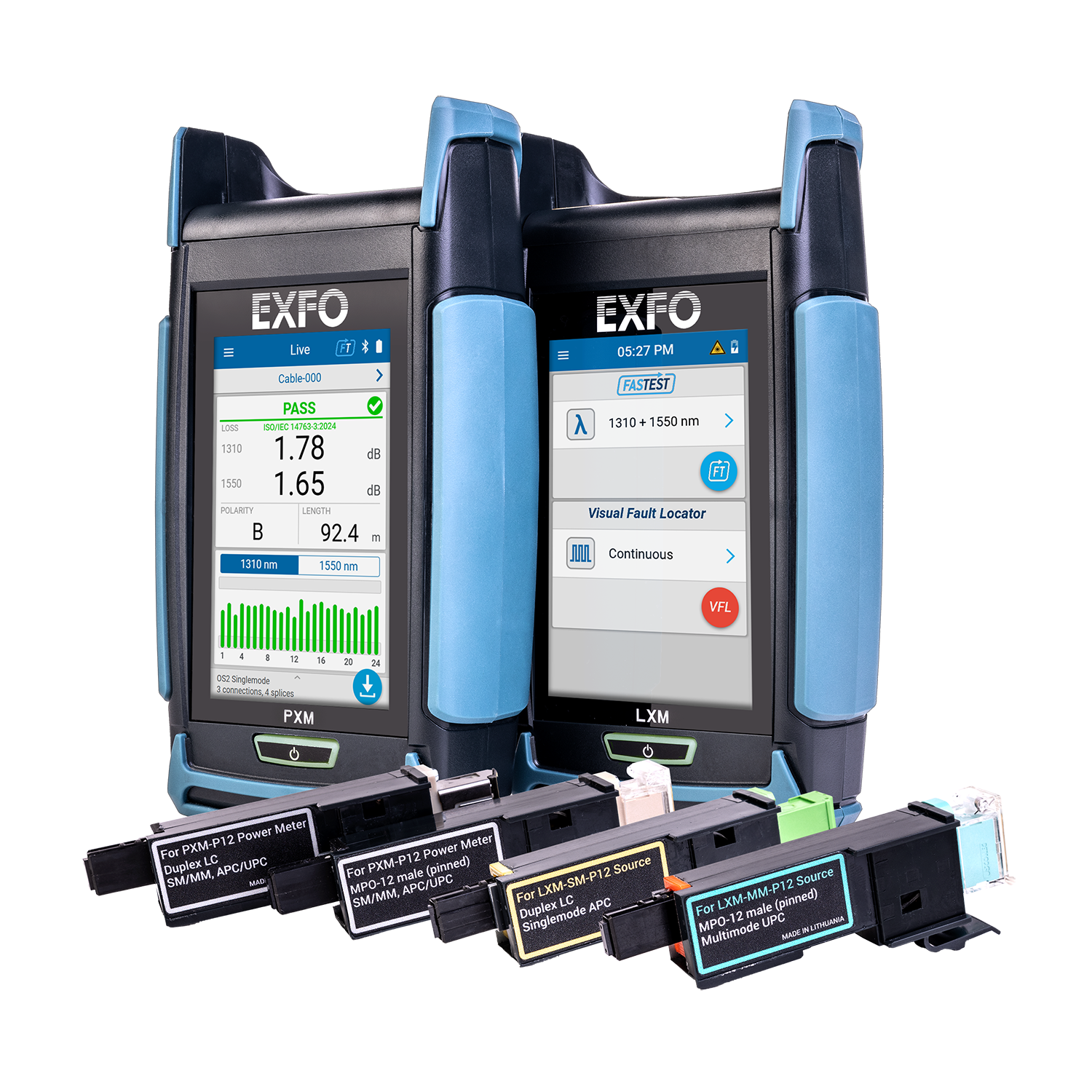 Duplex and multi-fiber OLTS - Results in 1 second | EXFO