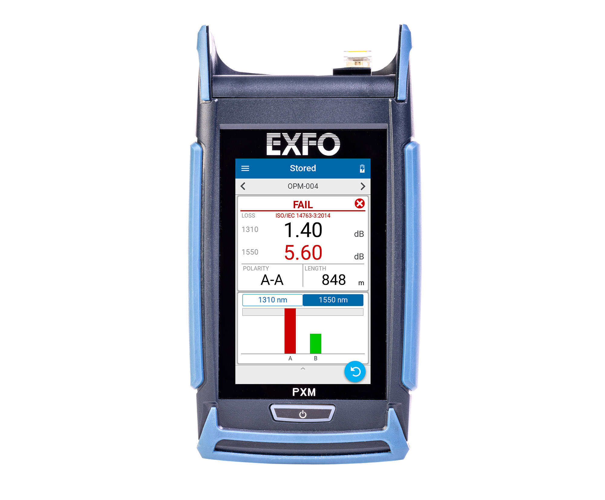 Duplex and multi-fiber OLTS - Results in 1 second | EXFO